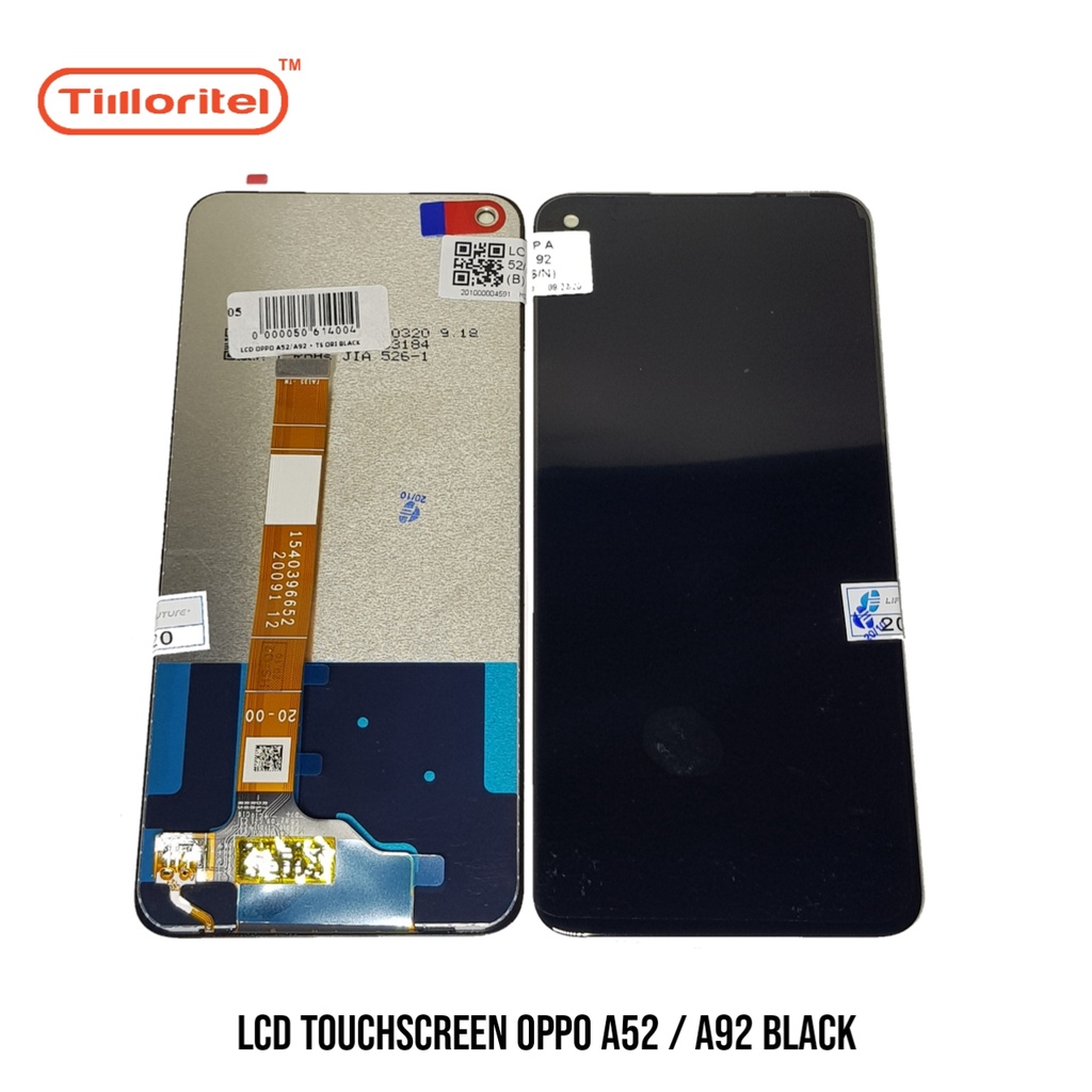 Jual LCD+TS FULLSET OPPO A52 2020/A72 2020/A92 2020 BLACK | Shopee Indonesia