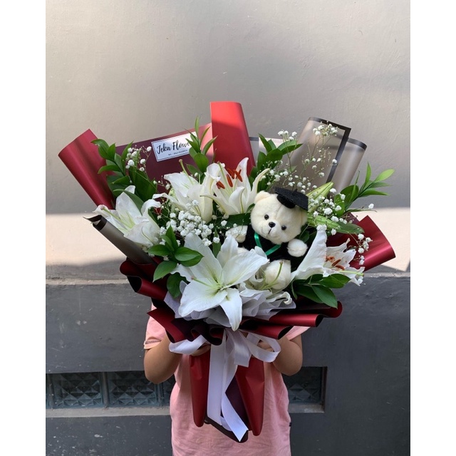 Jual Lily Bouquet graduation | Shopee Indonesia