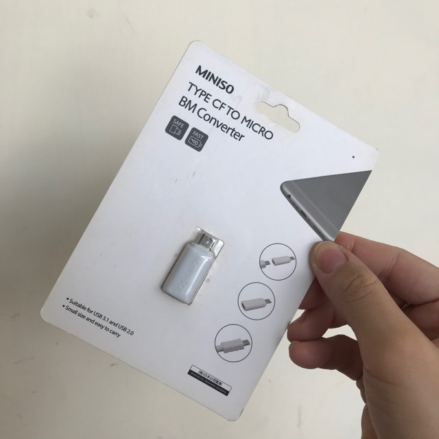 Jual MINISO Type Cf to micro BM converter. | Shopee Indonesia