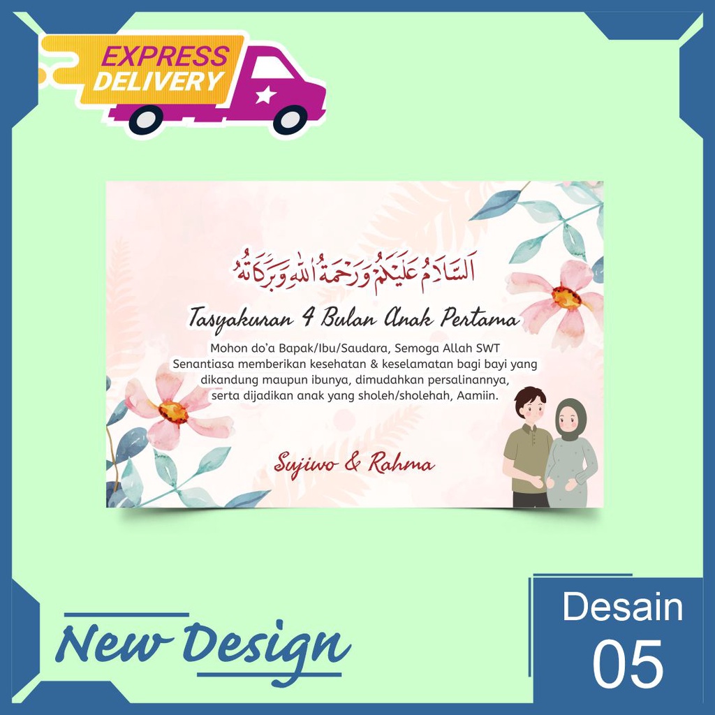 Jual Sticker Label Stiker Tasyakur Tasyakuran Sykuran Sukuran Kehamilan ...