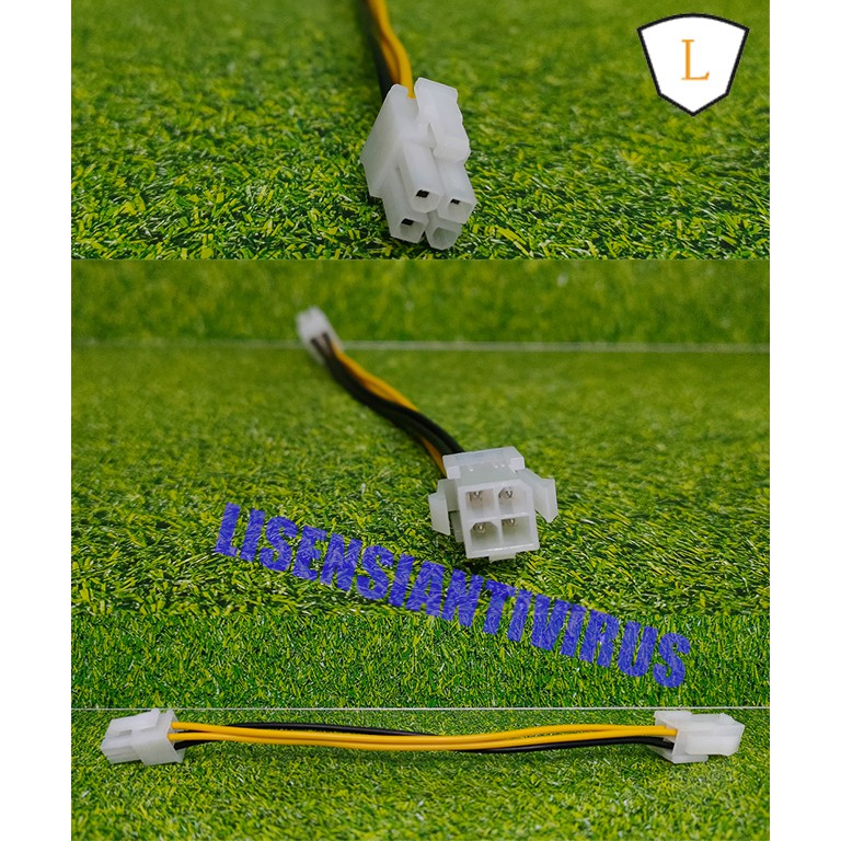 Jual KABEL EXTENDER PSU ATX 4 PIN MALE TO 4 PIN FEMALE / EXTENTION PSU ...