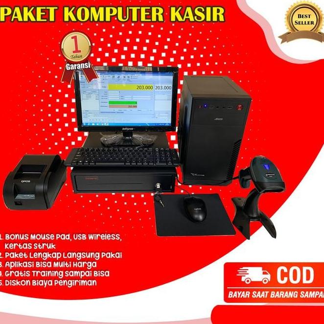 Jual Komputer Kasir Lengkap Siap Pakai Mesin Kasir Aplikasi Lengkap 100% | Shopee Indonesia