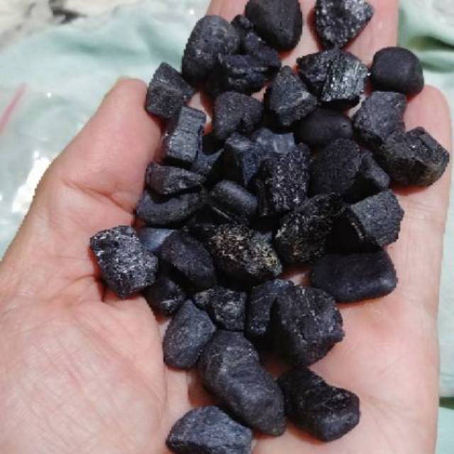 Jual PROMO!!! PAKET ISI 2 Natural Black Tourmaline Big Turmalin Hitam E ...