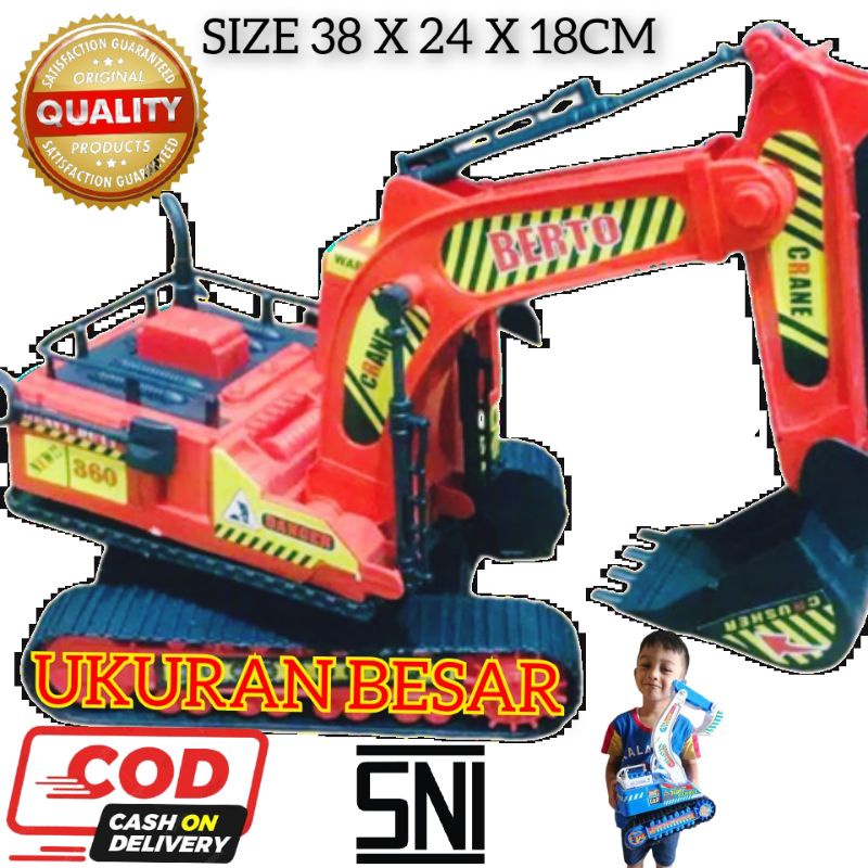 Jual Mainan beko excavator besar / mobil truk bego jumbo / mainan anak ...