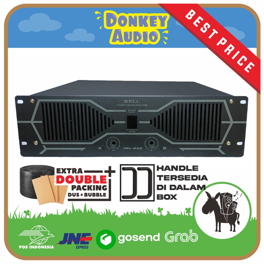 Jual BOX M 838 POWER AMPLIFIER M838 BELL BGR | Shopee Indonesia
