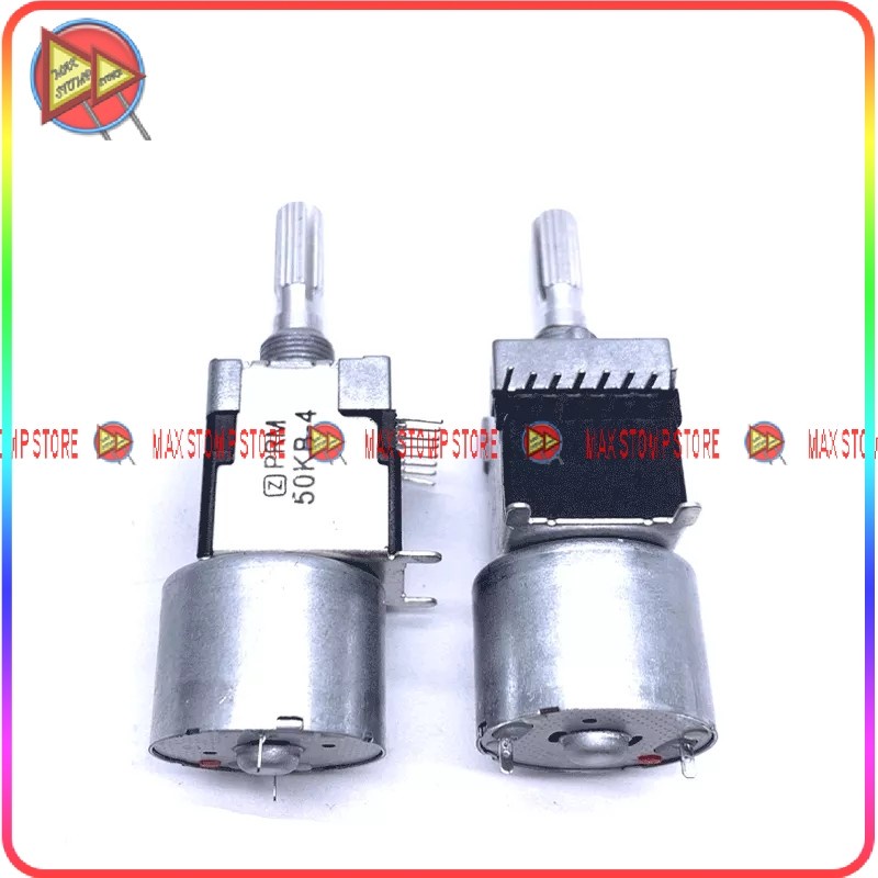 Jual Potensiometer Motor Ampli BMB 50K 1X8 pin potensio putar | Shopee ...