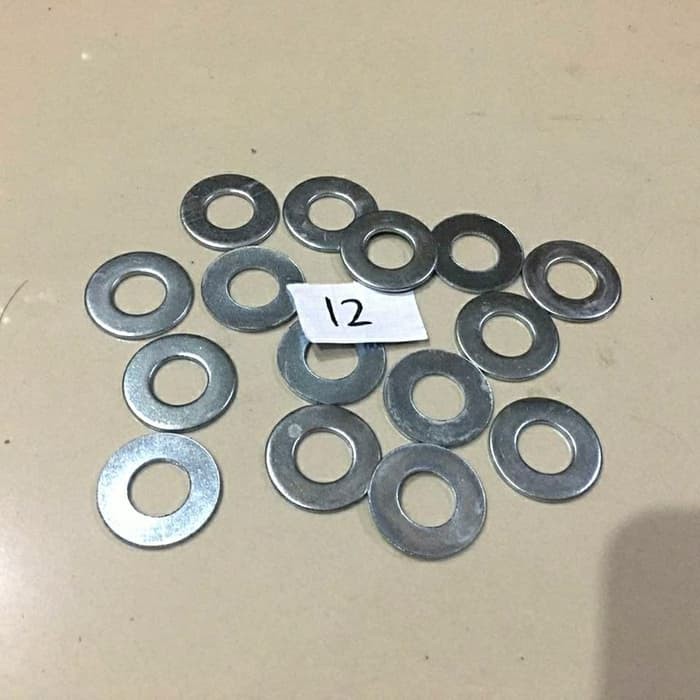 Jual RING PLAT PUTIH M12 - PER PCS | Shopee Indonesia