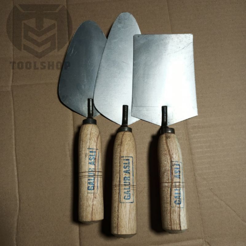 Jual Paket 3 Pcs Sendok Semen Galur Cetok Semen Sendok Bangunan ...