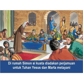 Jual Komik YESUS DIURAPI DI BETANIA - seri cerita komik alkitab anak ...