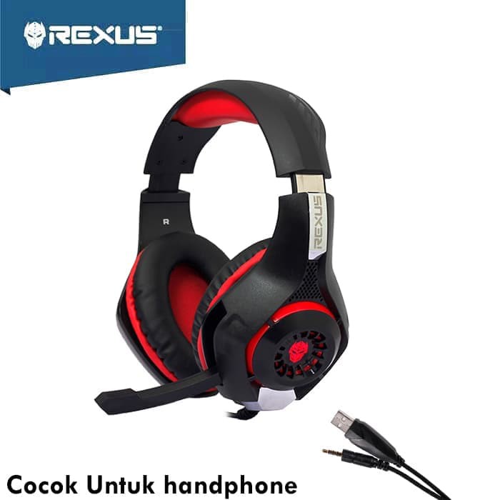 Jual Rexus F55 Headset Gaming Vonix with Mic LED F-55 | Shopee Indonesia