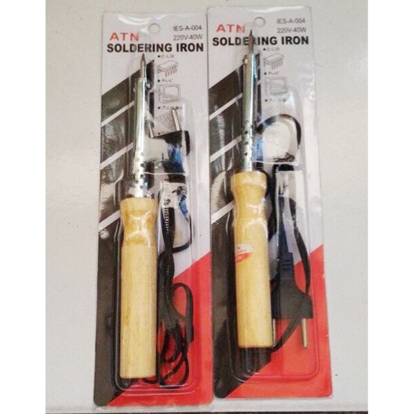Jual Solder kayu 40 watt solder listrik soldering iron | Shopee Indonesia