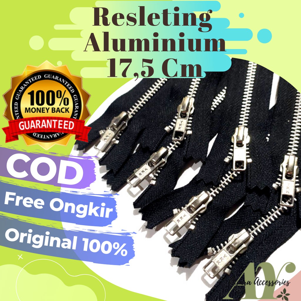 Jual RESLETING ZIPPER SLETING JAKET JEANS LEVIS YKK SILVER No. 5 PANJANG 17,5 CM | Shopee Indonesia