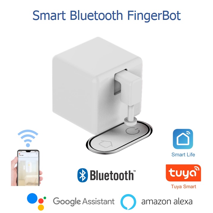 Jual Smart Bluetooth Fingerbot Switch Bot Button Pusher Robot Tuya