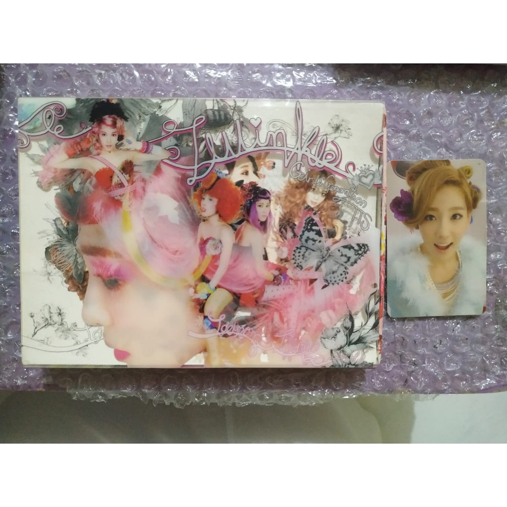 Jual Girls' Generation-TTS (TaeTiSeo) Twinkle Album & Taeyeon Photocard ...