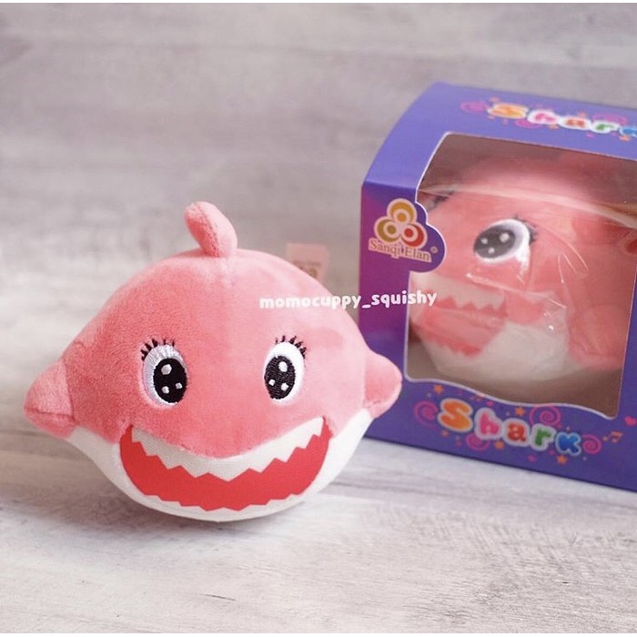 Jual Squishy licensed shark squishy plush by sanqielan ( boneka ikan ...