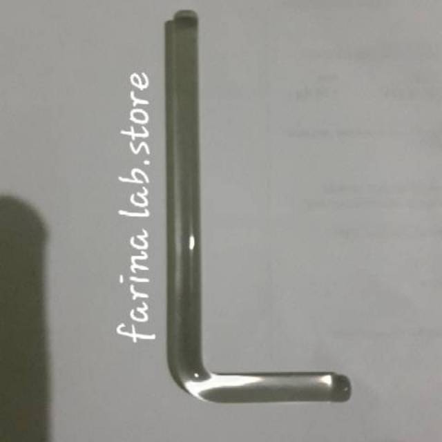 Jual Batang Pengaduk L/Glass Rod Spreader L 100 x 20mm Pyrex | Shopee ...