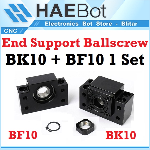 Jual [HAEBOT] BK10 BF10 BK BF 10 End Support Dudukan Ballscrew Ball ...