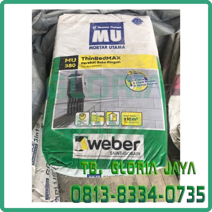 Jual semen mortar utama mu 380 plester bata merah | Shopee Indonesia