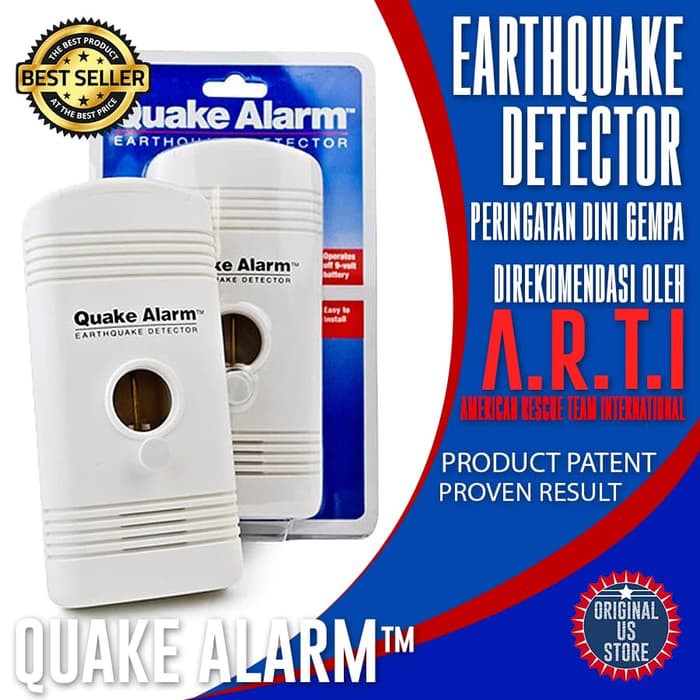Jual Alarm Gempa Sensor Gempa - Quake Alarm - Original US - Product ...
