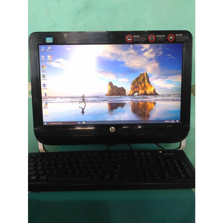 Jual PC AIO HP Omni 120-1210I Intel Core i3 2120 20 inch | Shopee Indonesia