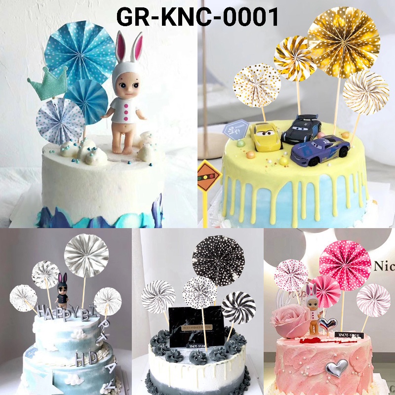 Jual GR-KNC-0001 CAKE TOPPER KERTAS HIASAN KUE KINCIR ANGIN WINDMILL PAPERFAN PAPER FAN | Shopee ...