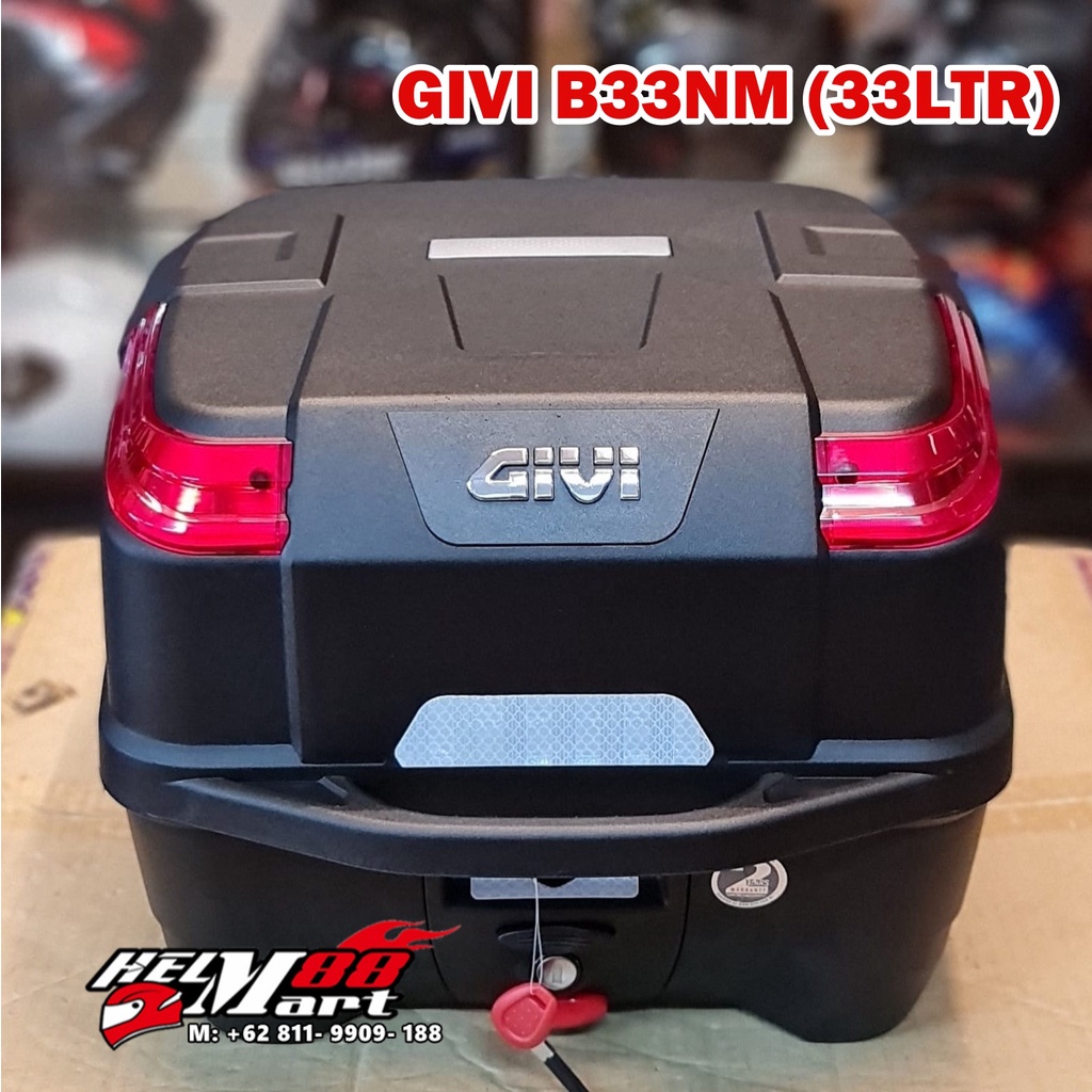 Jual Box GIVI B33NM ATLAS Top Box GIVI Box Touring Box Motor GIVI Atlas Box | Shopee Indonesia