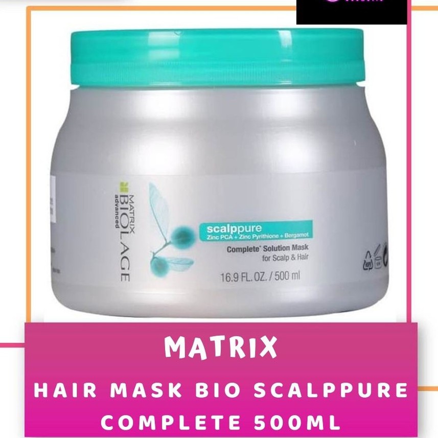 Jual Matrix Hair Mask Bio Scalppure Complete 500ml | Shopee Indonesia