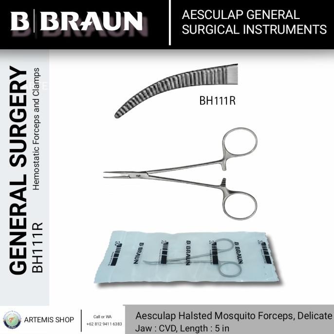 Jual Aesculap Halsted Mosquito Forceps BH111R | Shopee Indonesia