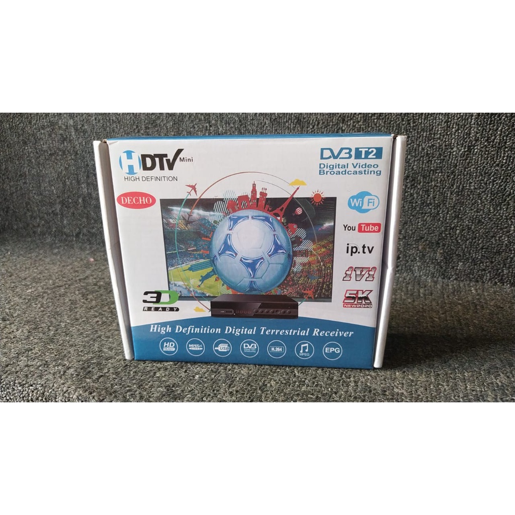 Jual TUNER DIGITAL SET TOP BOX DVB-T2 | Shopee Indonesia
