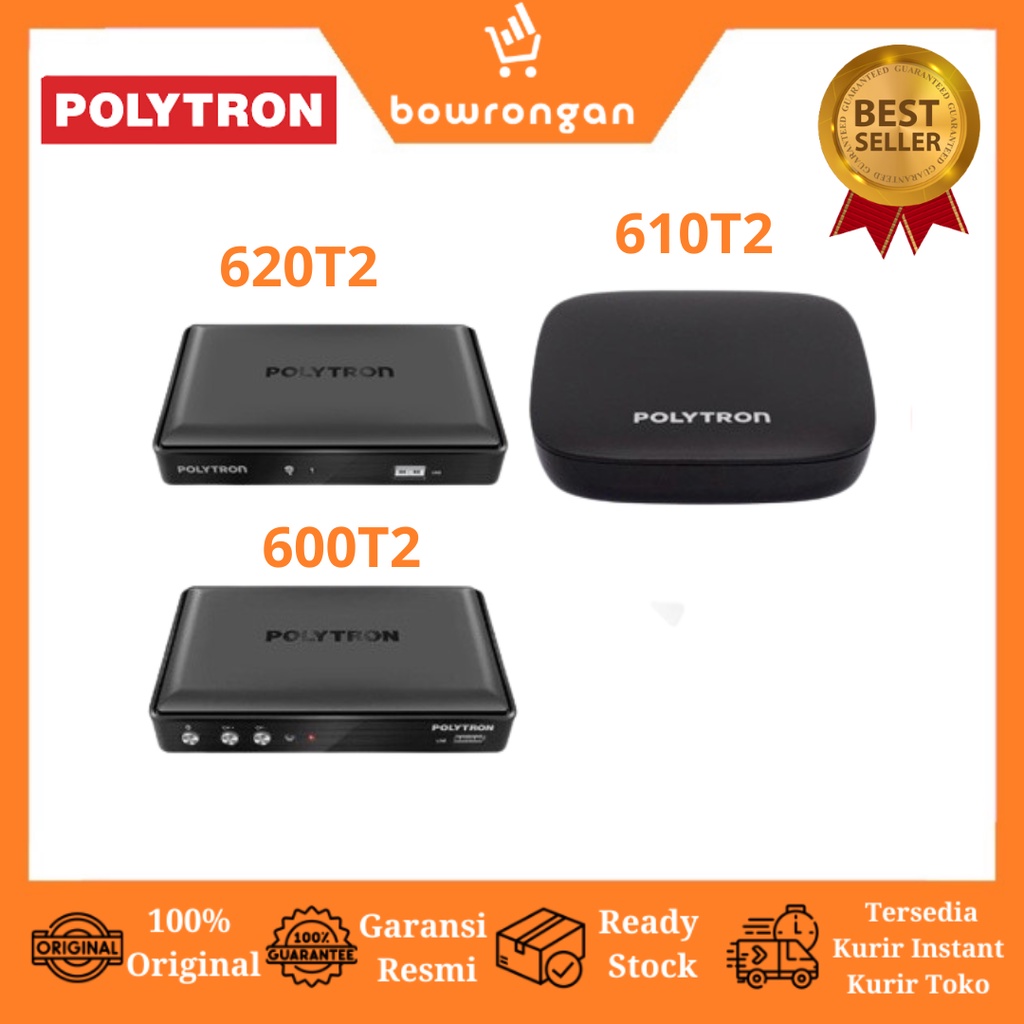 Jual POLYTRON Set Top Box Digital DVB Receiver Siaran TV PDV 600T2 PDV ...