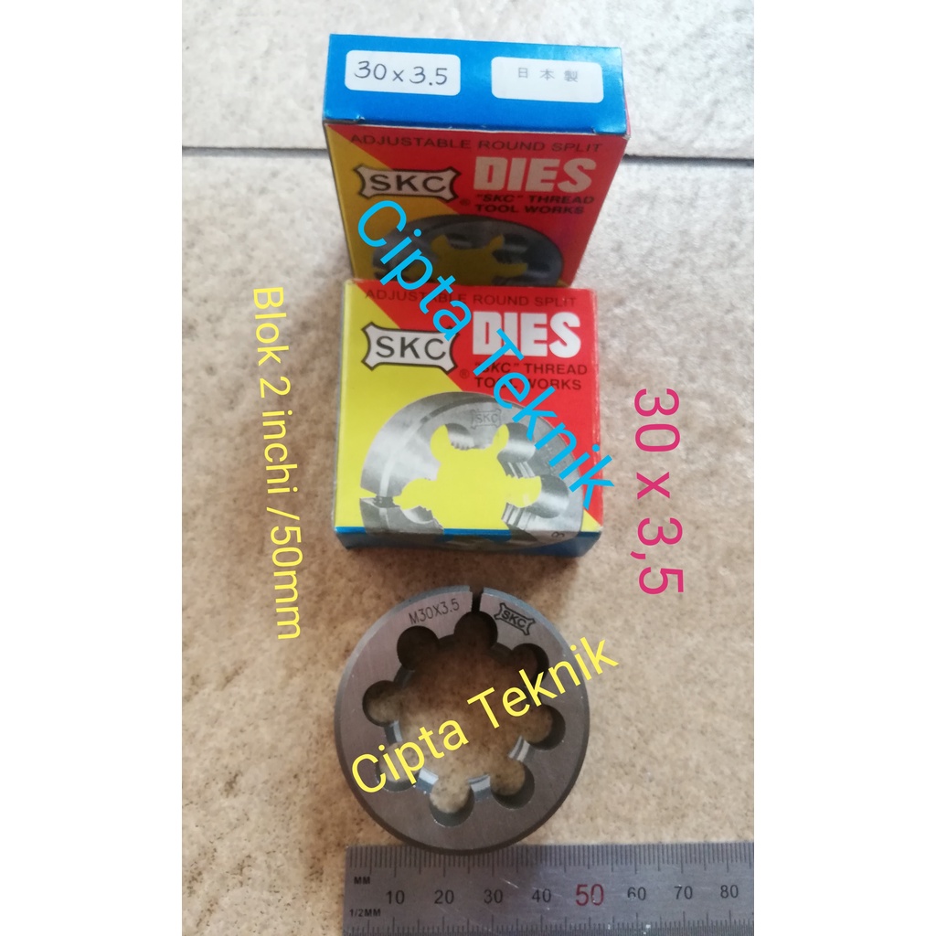 Jual Snei Skc M30 x 3,5 Round Dies M30x3,5 Senei Senai Sney Snay Ulir ...