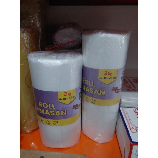 Jual plastik hd roll 25x40 dan 30x45 berat 2kg | Shopee Indonesia