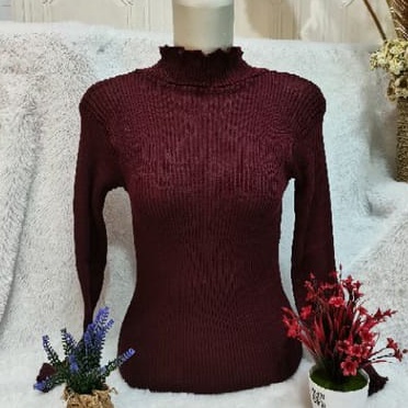 Jual DAISY CURLY INNER ATASAN RAJUT WANITA BLOUSE RAJUT DALAMAN WANITA ...