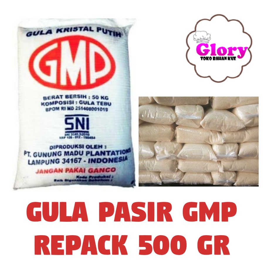 Jual gula pasir GMP repack 500gr | Shopee Indonesia