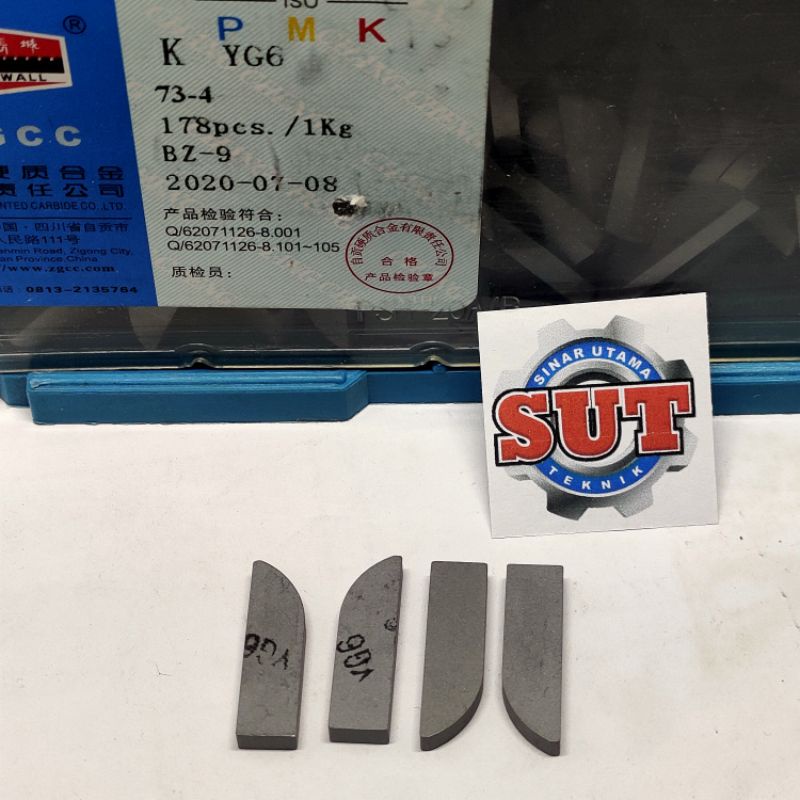 Jual mata widia 73-4 pisau potong insert potong 3 mm betel bubut ...