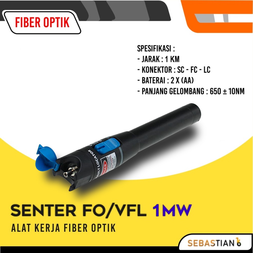 Jual [𝗛𝗶𝗴𝗵 𝗤𝘂𝗮𝗹𝗶𝘁𝘆] Visual Fault Locator VFL FO Optik Senter Optik ...