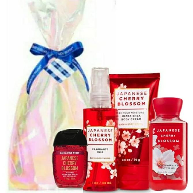 Jual BATH & BODY WORKS BBW JAPANESE CHERRY BLOSSOM GIFT SET | Shopee Indonesia