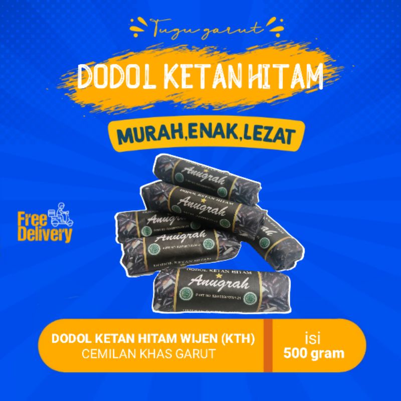 Jual Dodol Rasa Ketan Hitam 500gram Oleh Oleh Picnic Cemilan Asli Khas ...