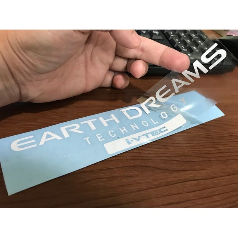 Jual JDM STIKER EARTH DREAMS STIKER JDM MOBIL | Shopee Indonesia