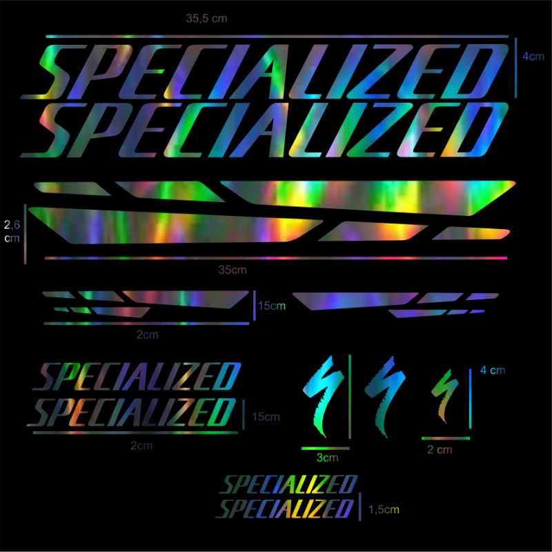 Jual Sticker Cutting Decal SPECIALIZED sepeda gunung/sepeda jalan ...