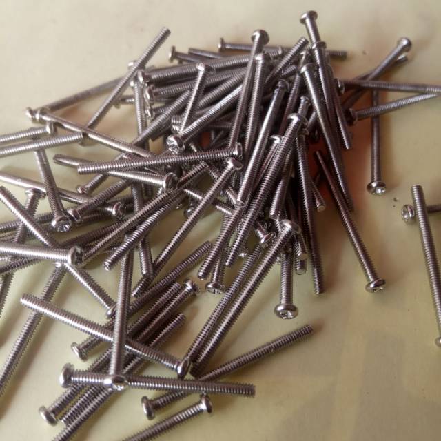 Jual baut 2mm 25mm / baut M2 /screw M2 panjang 25mm | Shopee Indonesia