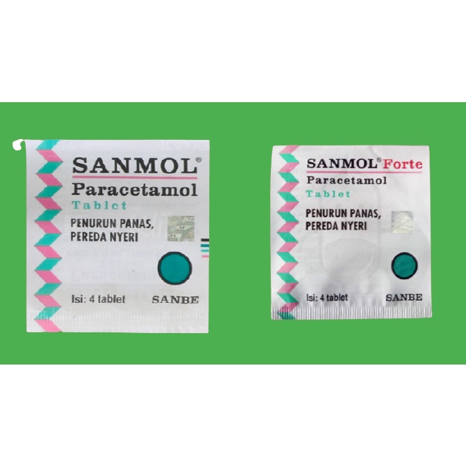 Jual SANMOL FORTE TAB DAN SANMOL TAB (DIJUAL PER STRIP) | Shopee Indonesia