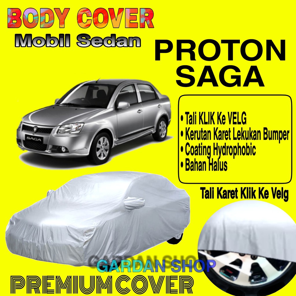 Jual Sarung Mobil PROTON SAGA Polos Body Cover Penutup Mobil Proton ...