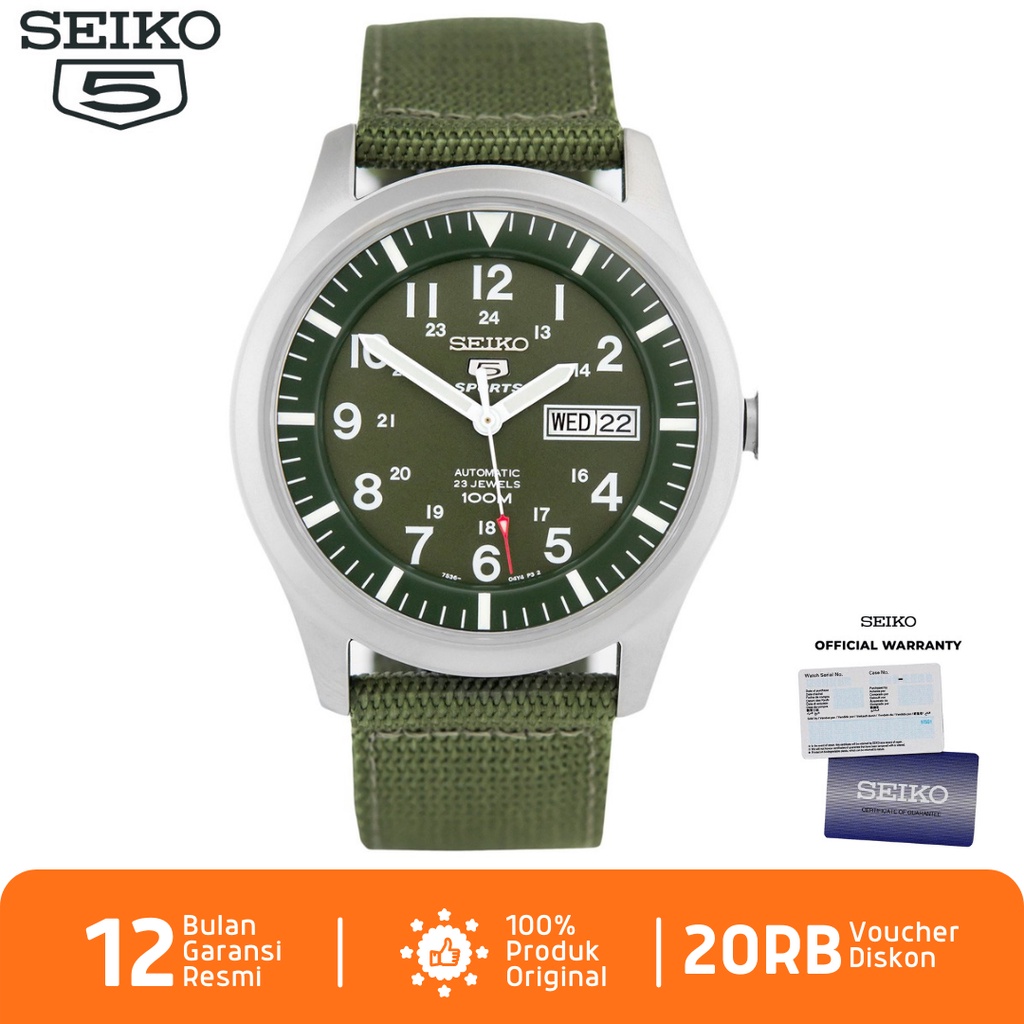 Jual Seiko 5 Sports SNZG09 Jam Tangan Pria Seiko 5 Automatic SNZG09K1 ...
