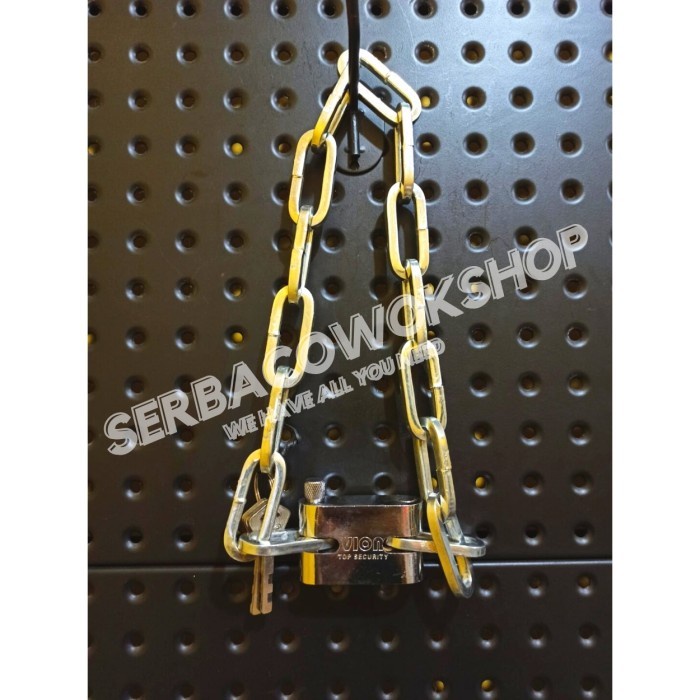 Jual Gembok Rantai 60x60 cm Besi 5 mm Chain Lock Tebal Pengaman ...