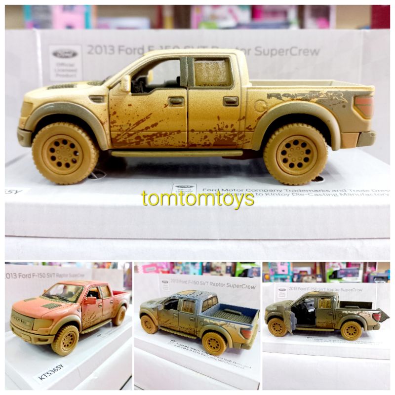 Jual FORD RAPTOR Double Cabin Diecast Mobil PickUp OffRoad Kinsmart ...