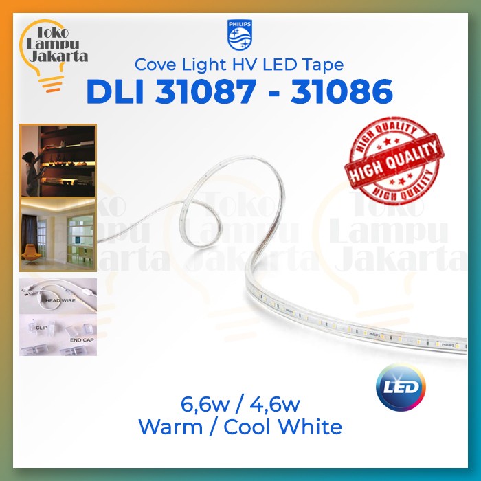Jual PHILIPS LED Strip DLI 31087 6.6w / 31086 4,6w LED Tape HV Jual ...
