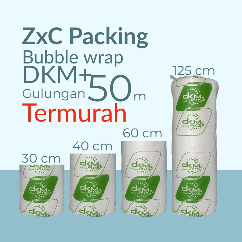 Jual DKM+ TMS Bubble wrap Roll 30cm x 50m BENING HITAM 60cm x 50m PREMIUM MURAH | Shopee Indonesia