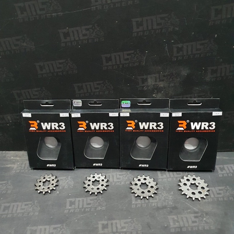 Jual Gear Gir Depan Motor WR3 428 13 14 15 16 Yamaha R15 V3 Original ...