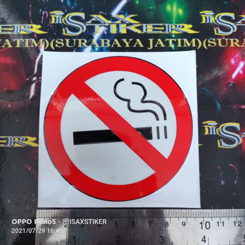 Jual stiker cutting dilarang merokok no smoking | Shopee Indonesia